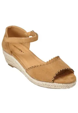 Comfortview Buckled Espadrilles