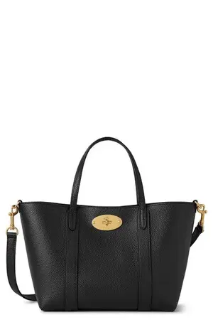 Mulberry Mini Bayswater Leather Tote - Black