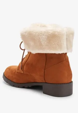 COMFORTVIEW Leighton Lace-up Convertible Shaft Weather Boots - Black