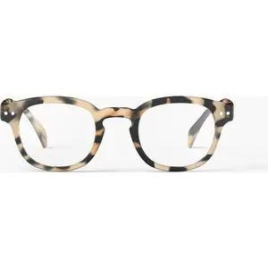 IZIPIZI 49mm Square Reading Glasses - Light Tortoise
