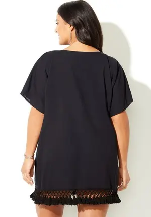 SWIMSUITS FOR ALL Courtney Tassel Tunic
