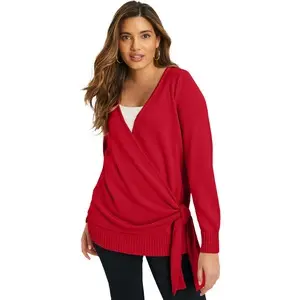 June + Vie V Neck Cardigans For Women
