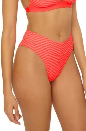 BECCA By Rebecca Virtue Connect High Waist Bikini Bottoms