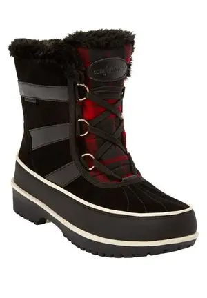 COMFORTVIEW The Brienne Waterproof Boot - Black