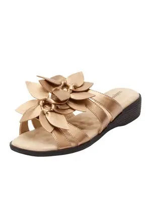 Comfortview Floral Sandals For Women