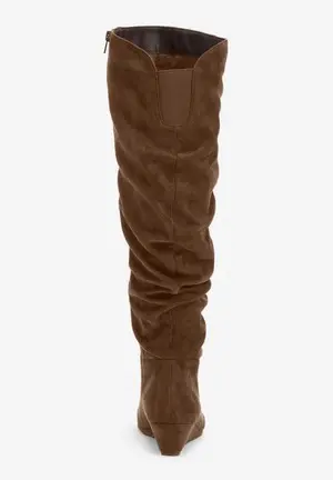 COMFORTVIEW The Tamara Wide Calf Boot - Brown