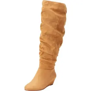 COMFORTVIEW The Tamara Wide Calf Boot - Tan