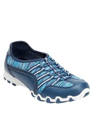 COMFORTVIEW Cv Sport Tory Textured Knit Slip On Sneaker - Blue