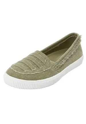 COMFORTVIEW Analia Slip-on Sneaker - Olive