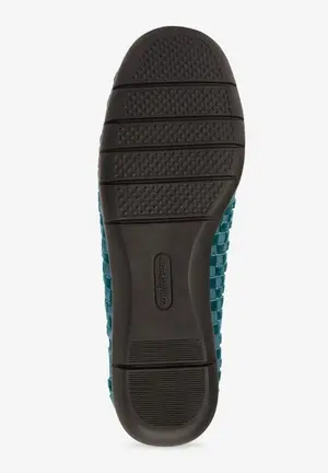 COMFORTVIEW Bethany Stretch Woven Slip-on Flat - Dark Hunter