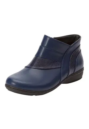 COMFORTVIEW The Jolene Bootie - Navy