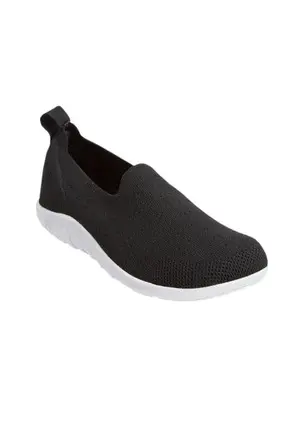 COMFORTVIEW Ivan Arch Slip-on Flat - Black
