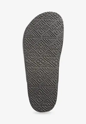 COMFORTVIEW Slip-on Footbed Sandal With Decorative Detailing - Black