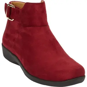 Comfortview Buckled Booties