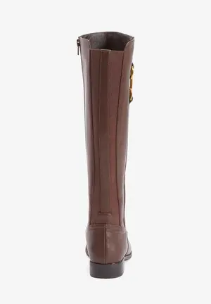 COMFORTVIEW Azalia Wide Calf Boot - Brown