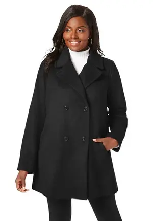Jessica London Double Breasted Coats For Women