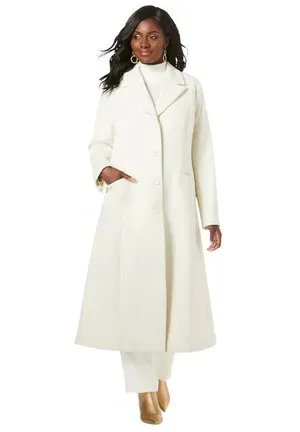 Jessica London Collared Outerwear For Women