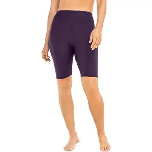 SWIM 365 High-waist Full-coverage Swim Bike Short - Blackberry