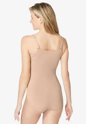 SECRET SOLUTIONS Instant Shaper Medium Control Seamless Bodysuit - Black