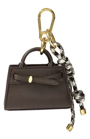 Veronica Beard Dash Bag Charm - Espresso Multi