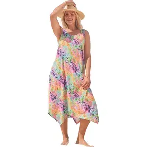 SWIM 365 Sharktail Beach Cover Up - Vivid Tie Dye