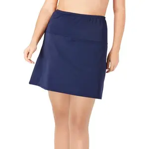 SWIM 365 High-waisted Swim Skirt With Tummy Control - Navy