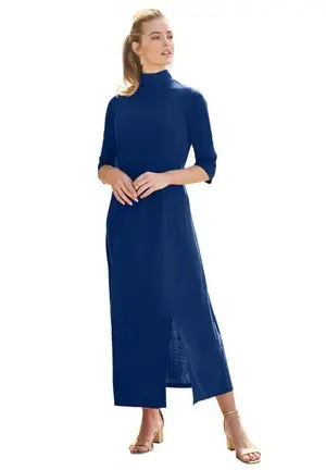 Women's Mockneck Day Dresses