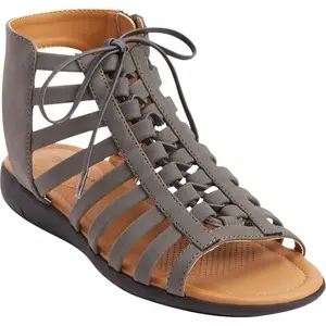 COMFORTVIEW Renata Gladiator Sandal - Grey