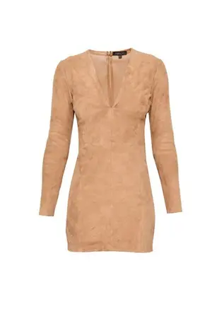 AS By DF Demeter Stretch Suede Dress