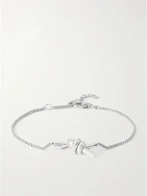 Bottega Veneta Knot Bracelet - Silver