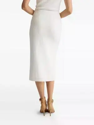 St. John Rhea Ribbed-knit Midi Skirt