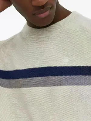 G-star Raw Striped Crew-neck Sweater