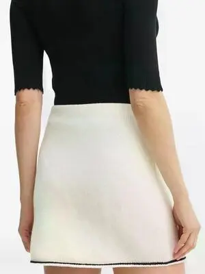 Theory Wool-blend Knit Mini Skirt