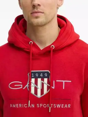 Gant Embroidered Logo Hoodie