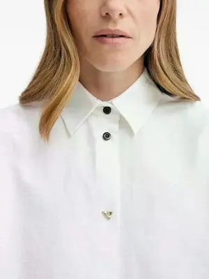 AERON Short-sleeve Curved Hem Shirt