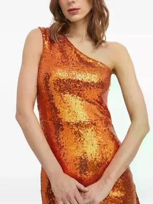 SILVIAN HEACH Sequin One-shoulder Dress