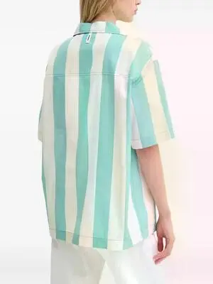 Sunnei Striped Short-sleeve Shirt