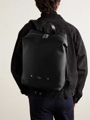 Mulberry Rye Full-grain Leather Backpack