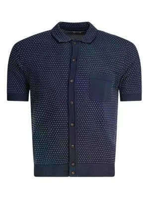 RAKKI Polka-dot Button-down Shirt