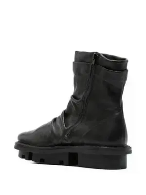 TRIPPEN Ruched Calf-leather Boots