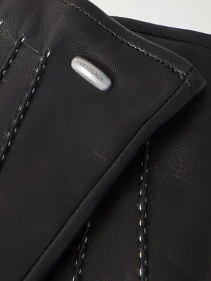 Our Legacy Leather Gloves - Black