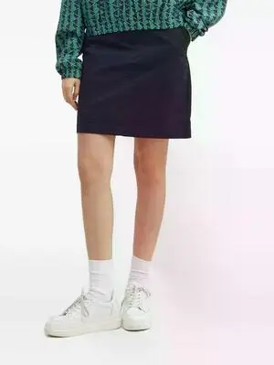 Gant Button-fastening Twill Mini Skirt
