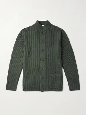 Inis Meain Medium Knit Cardigans For Men