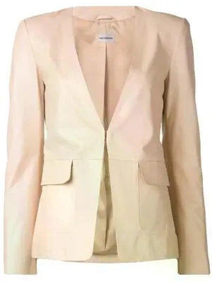 Philosophy Di Lorenzo Serafini Structured Sheepskin Blazer - Pink