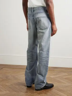 Fear Of God Straight-leg Logo-appliquéd Jeans