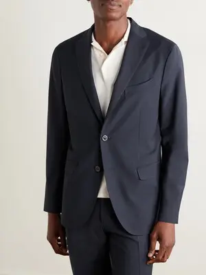 Boglioli K-jacket Wool-blend Suit Jacket - Blue