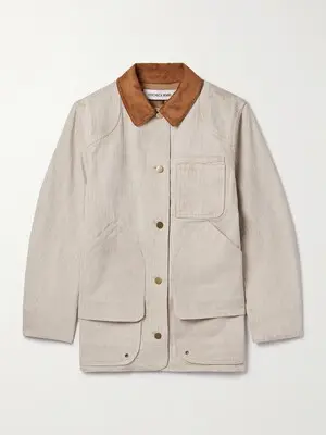 Veronica Beard Abbas Chore Jacket - Ecru