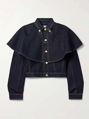 Ulla Johnson The Anais Denim Jacket - Dark Denim