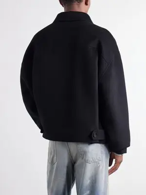 Acne Studios Doveo Double-faced Wool And Cashmere-blend Felt Jacket - Black