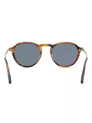 Persol Tortoiseshell Round-frame Sunglasses
